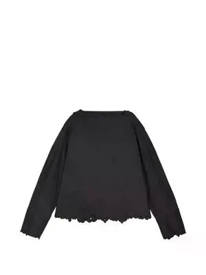JNBY Embroidered Boat Neck Blouse