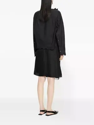 JNBY Embroidered Boat Neck Blouse