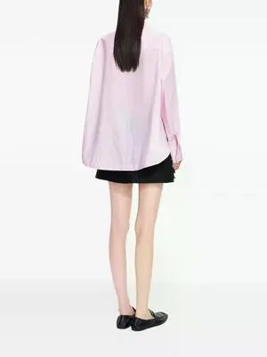 JNBY Floral A-line Shirt With Chest Patch Pocket And Drawstring Waist