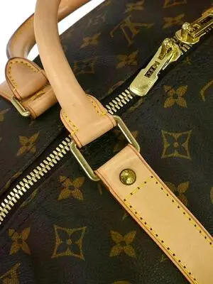 LOUIS VUITTON 2002 60 Keepall Duffle Bag - Brown