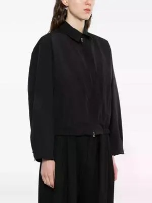 JNBY Two-way Zipper Long-sleeve Jacket - Black