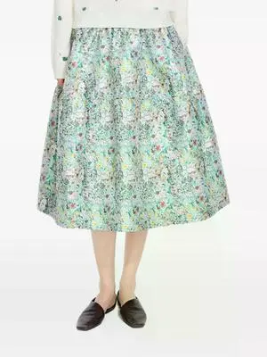 JNBY JNBY Floral Embroidered Midi Skirt
