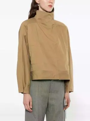 JNBY Stand Collar Twill Jacket - Neutrals