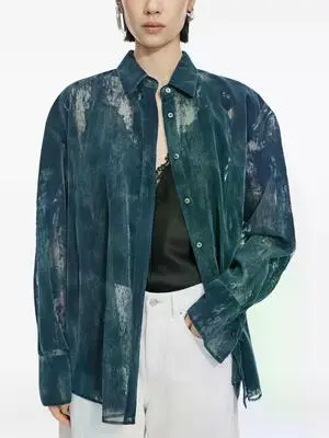 JNBY Oversized Shirt With Sheer Finish