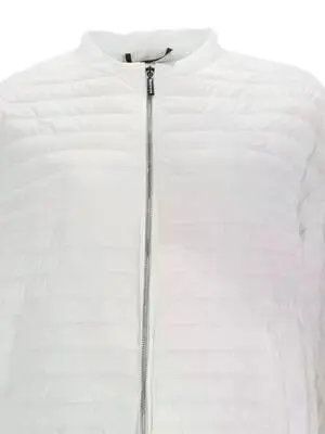 MOORER Zip-up Quilted Jacket - White