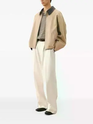 CROQUIS Contrasting Collar Jacket