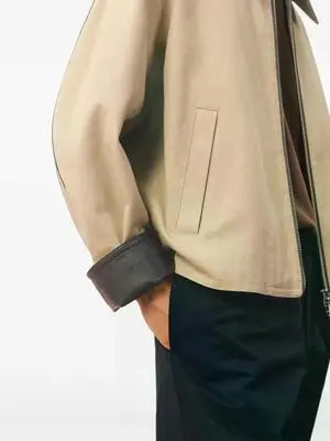 CROQUIS Contrasting Collar Jacket