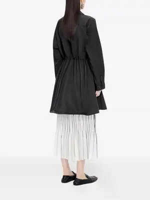 JNBY A-line Drawstring Dress With Point Collar And Zip Fastening - Black