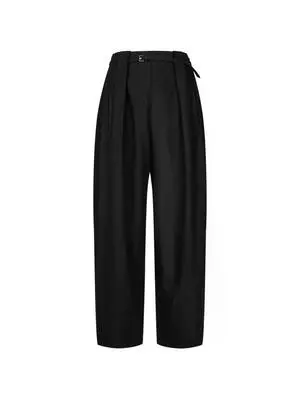 JNBY Jacquard Wide-leg Trousers - Black
