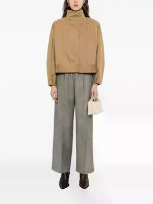 JNBY Jacquard Wide-leg Trousers - Grey