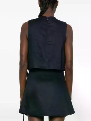 Bondi Born Sleeveless Tie Detail Top