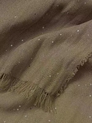 Peserico Sequin Fringed Scarf