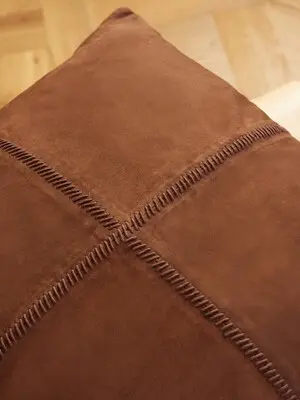 Ralph Lauren Siera Paneled Suede Cushion