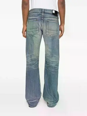 Mastercraft Union Straight Hem Jeans With Logo Patch