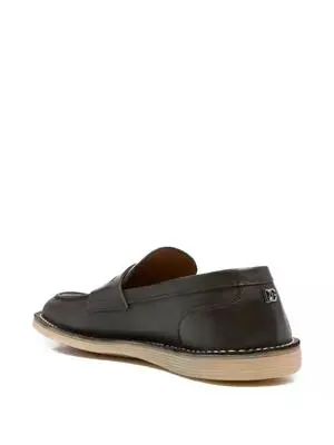 Dolce & Gabbana Penny Loafers - Brown