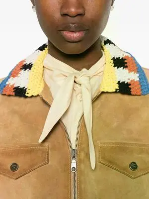 Etro Crocheted Collar Jacket
