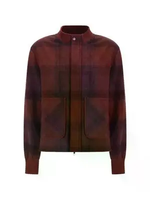 GOD'S TRUE CASHMERE Gratitude Plaid Jacket - Brown