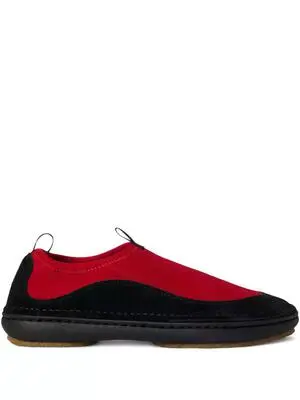 Polo Ralph Lauren Panelled Slip-on Sneakers - Red