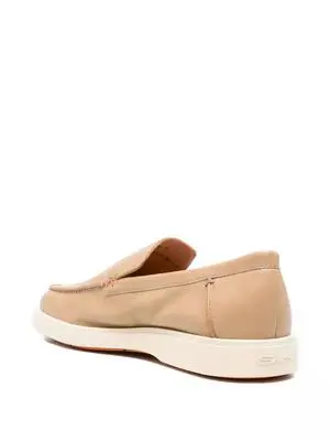 Santoni Leather Loafers