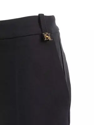 Elisabetta Franchi Logo Detail Tailored Trousers