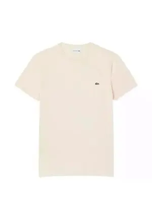 Lacoste Round-neck Logo T-shirt - Neutrals