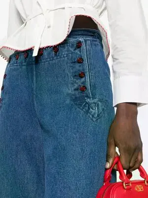 BODE Sailor Buttoned Jeans - Blue
