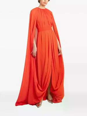 GEMY MAALOUF Cape-like Sleeves Maxi Kaftan
