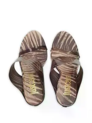 Just Cavalli Zebra-print High Heel Sandals