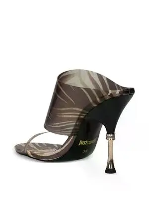 Just Cavalli Zebra-print High Heel Sandals