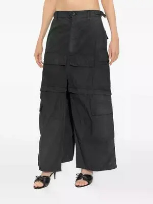 Balenciaga Ripstop Maxi Cargo Skirt
