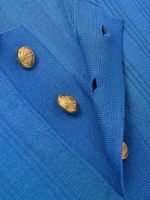 Valentino Garavani Button Ribbed Polo Shirt