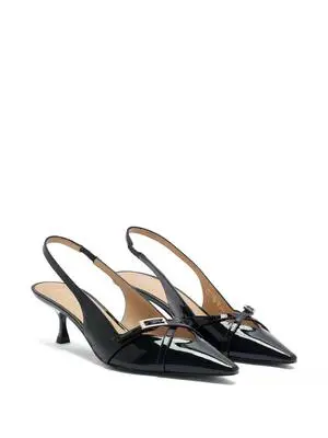 STUART WEITZMAN Georgie Buckle-strap Pumps - Black