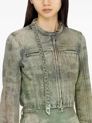 DIESEL® De-saphix-fsi1 Cropped Denim Jacket