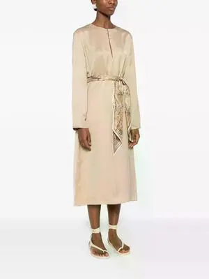 Zimmermann Keyhole Neck Midi Dress