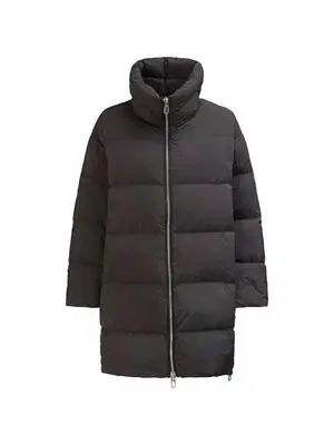 DUNO High-neck Parka Coat - Brown