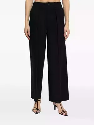 Issey Miyake Pleated Wide-leg Trousers