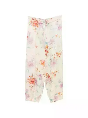 Herno Floral Pattern Trousers