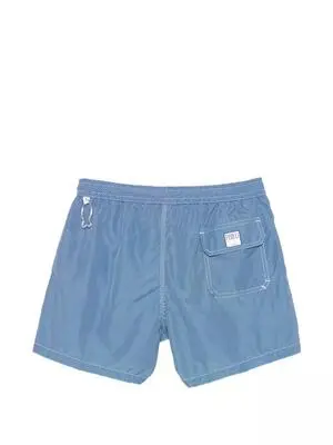 Fedeli Pattern Swim Shorts - Blue