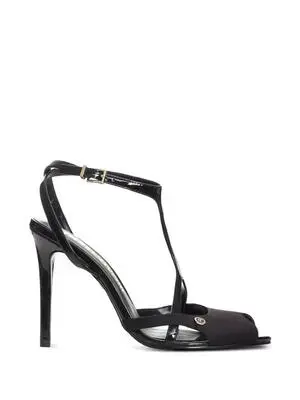 Just Cavalli Peep-toe Heeled Sandals - Black