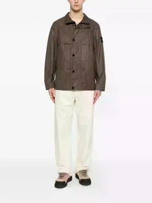 Stone Island Waxed Shirt Jacket