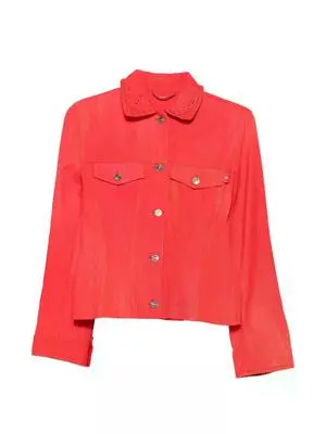 Ermanno Scervino Coral Jacket With Pointelle Detailing