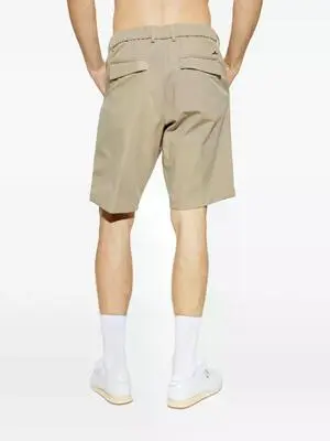 Paul & Shark Logo Charm Pleated Shorts