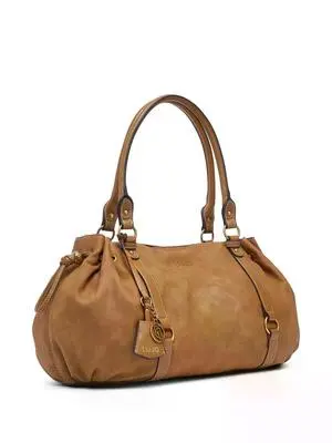 Liu Jo Tote Bag With Charm Detail - Brown