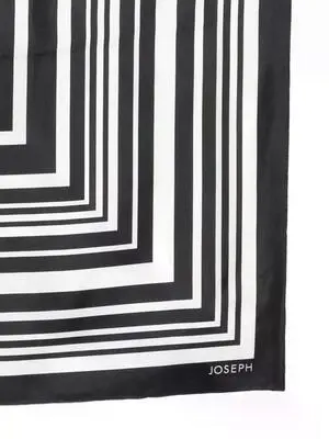 JOSEPH Geometric Silk Scarf