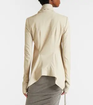 Rick Owens Naska Leather Biker Jacket