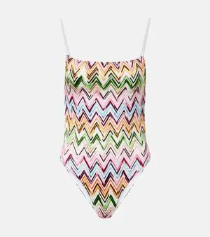 Missoni Zigzag Print One-piece Swimsuit - Multicoloured