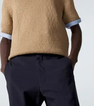Prada Wool And Mohair Straight Pants