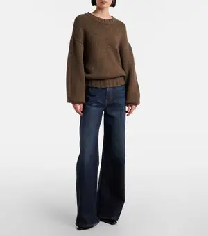 Khaite Arizona Leather Ankle Boots