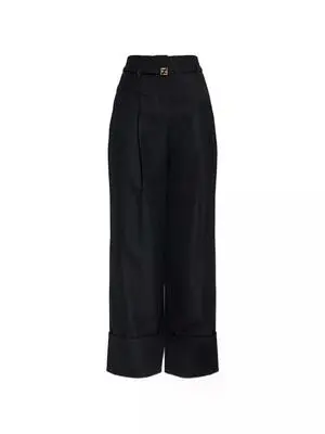 Fendi Poudre Wool Trousers