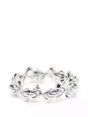 STOLEN GIRLFRIENDS CLUB Tone Bow Detail Ring - Silver